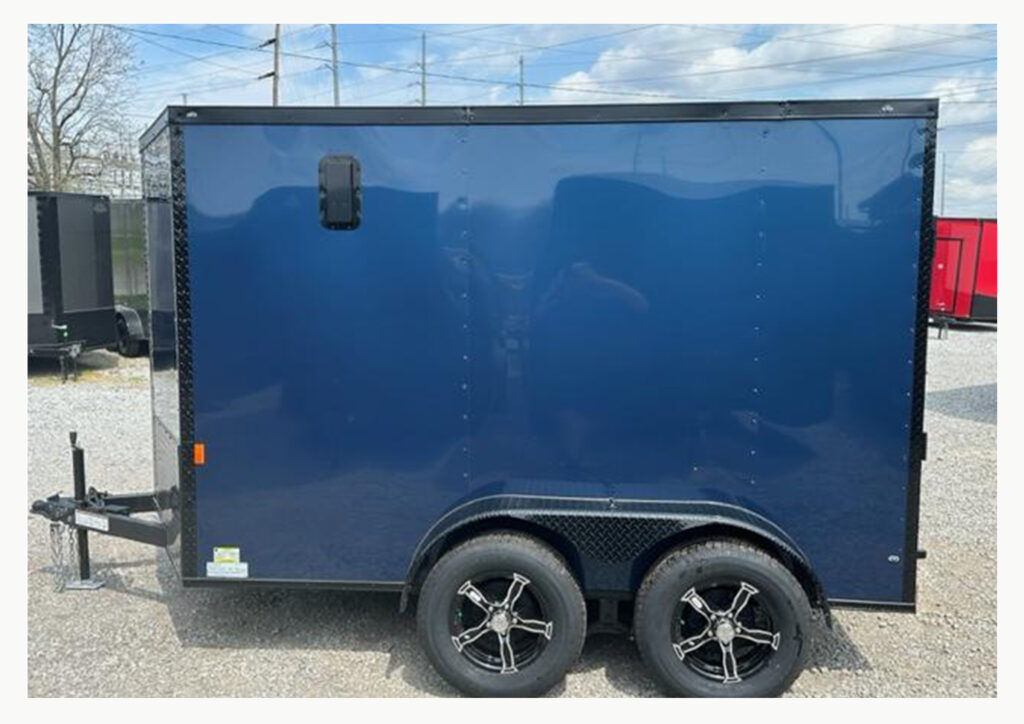 7x14 Enclosed Trailer | Durable & Spacious Hauling by MMT-Trailers.com
